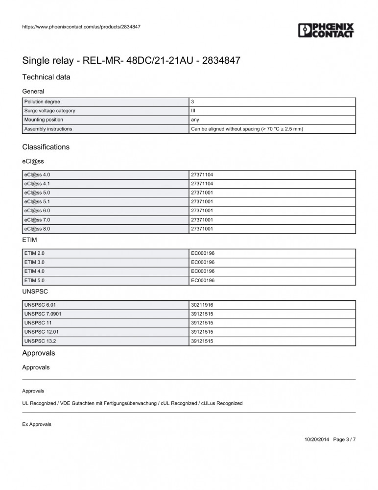 Phoenix Contact 2834847 product document page 3