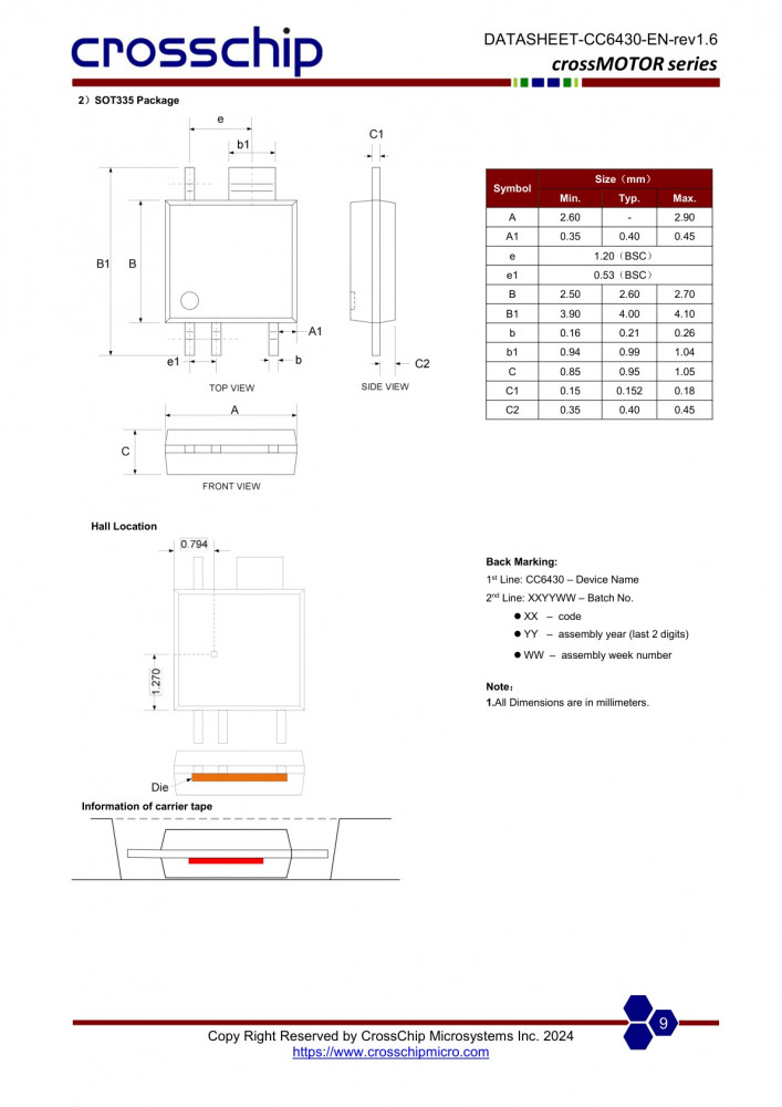 CC6430SS datasheet page 9