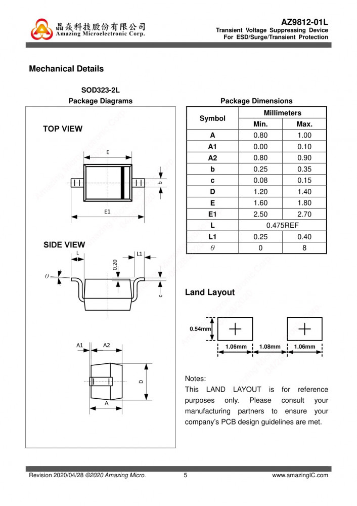 AZ9812-01L datasheet page 5