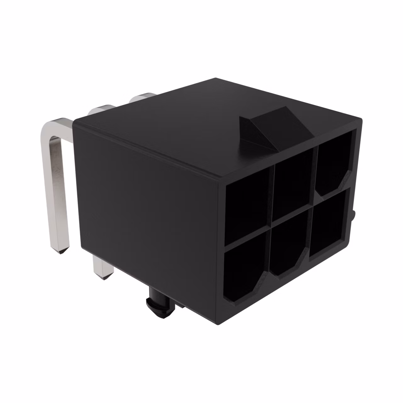 Mini-Fit Versa Color Receptacle Housing, Dual Row, Nylon 6/6 UL 94V-0, 4 Circuits, Glow-Wire Capable, Natural