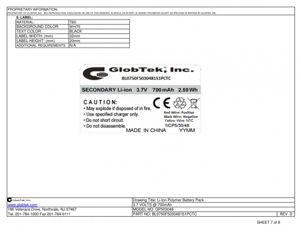 BL0750F5030481S1PCTC technical drawing page 7