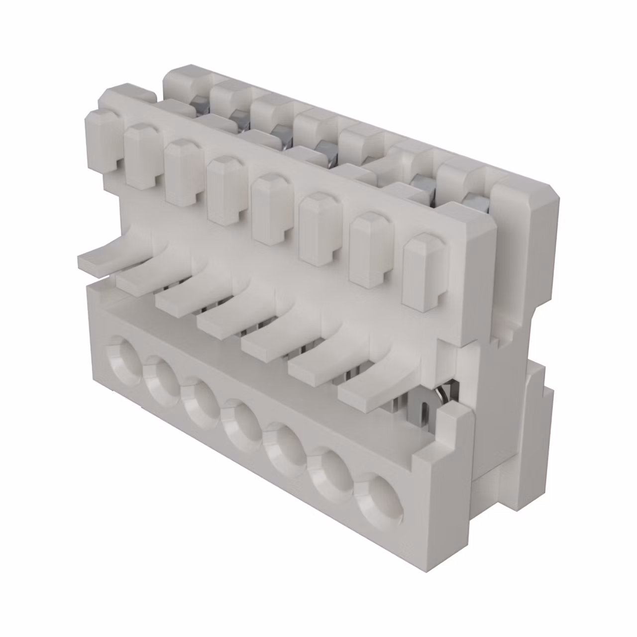 Appli-Mate RAST 2.5 IDT Housing, 2.50mm Pitch, Direct/Indirect, Female, 7 Circuits, All Position Keys, Polarizing Rib Between Circuits 5 and 6 for sale