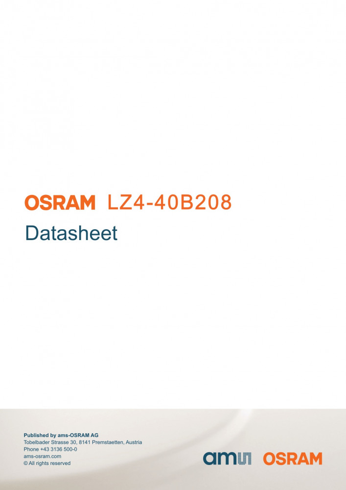 LZ4-40B208 datasheet page 1