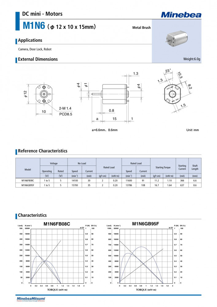 M1N10FB11G technical document page 1