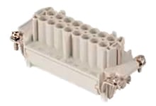 Heavy-Duty Crimp Contact Insert, Female, 24-Pole, 16A, Numbered 25-48, for Crimp Contacts, Size 24B «104x27» for sale