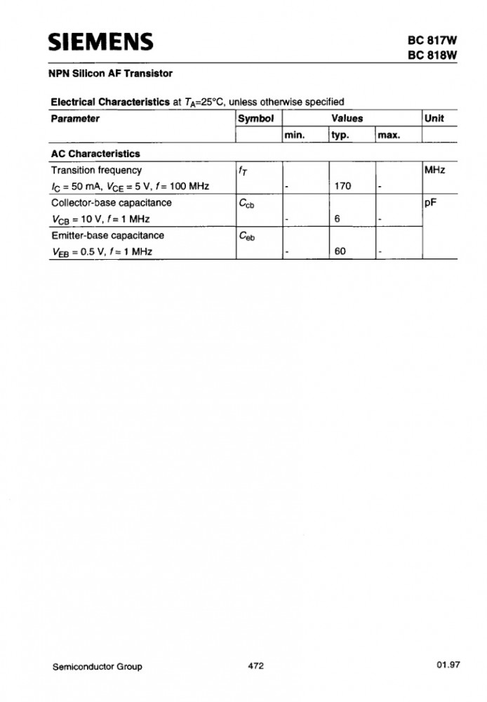 BC818-40W datasheet page 3