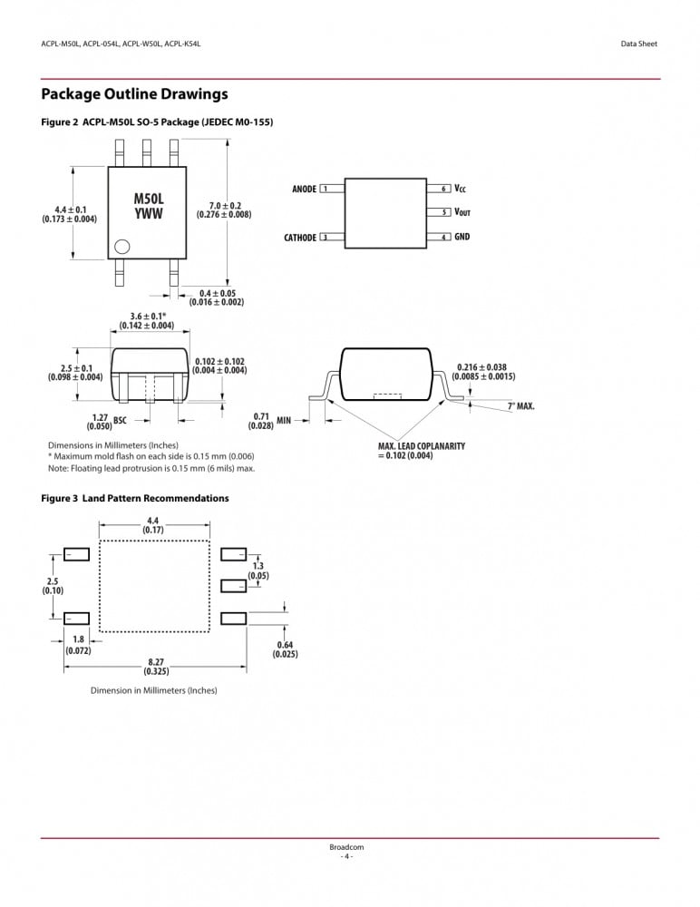 ACPL-W50L-560E datasheet page 4
