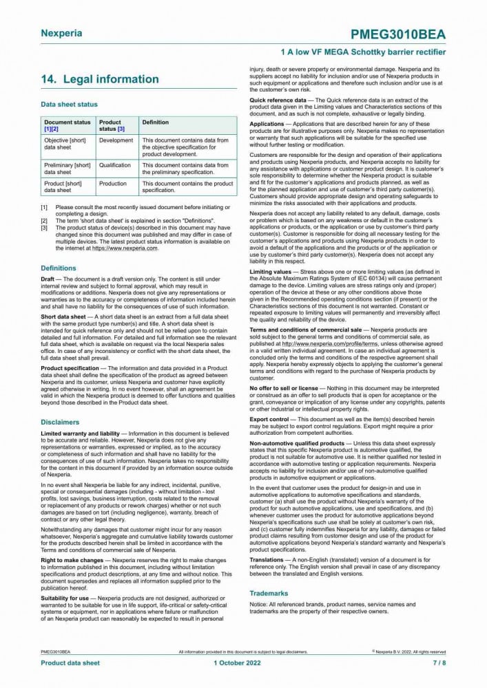 PMEG3010BEA datasheet page 7