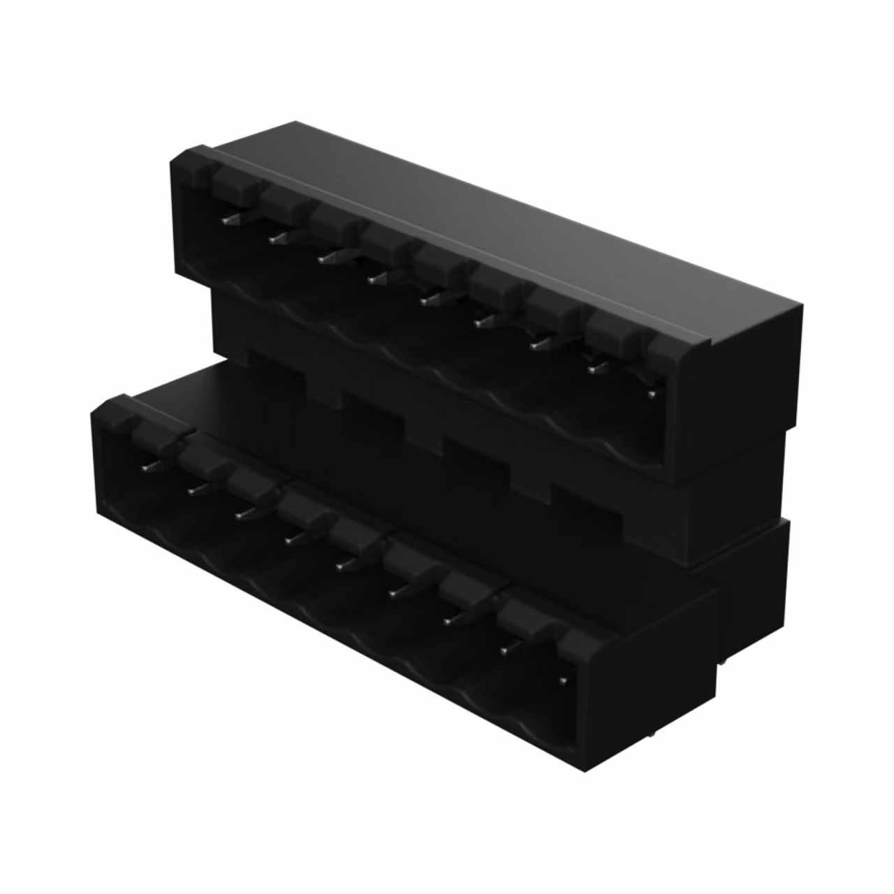 5.00mm Pitch Eurostyle Horizontal Dual Level PCB Header, Closed Ends, 18  Circuits for sale