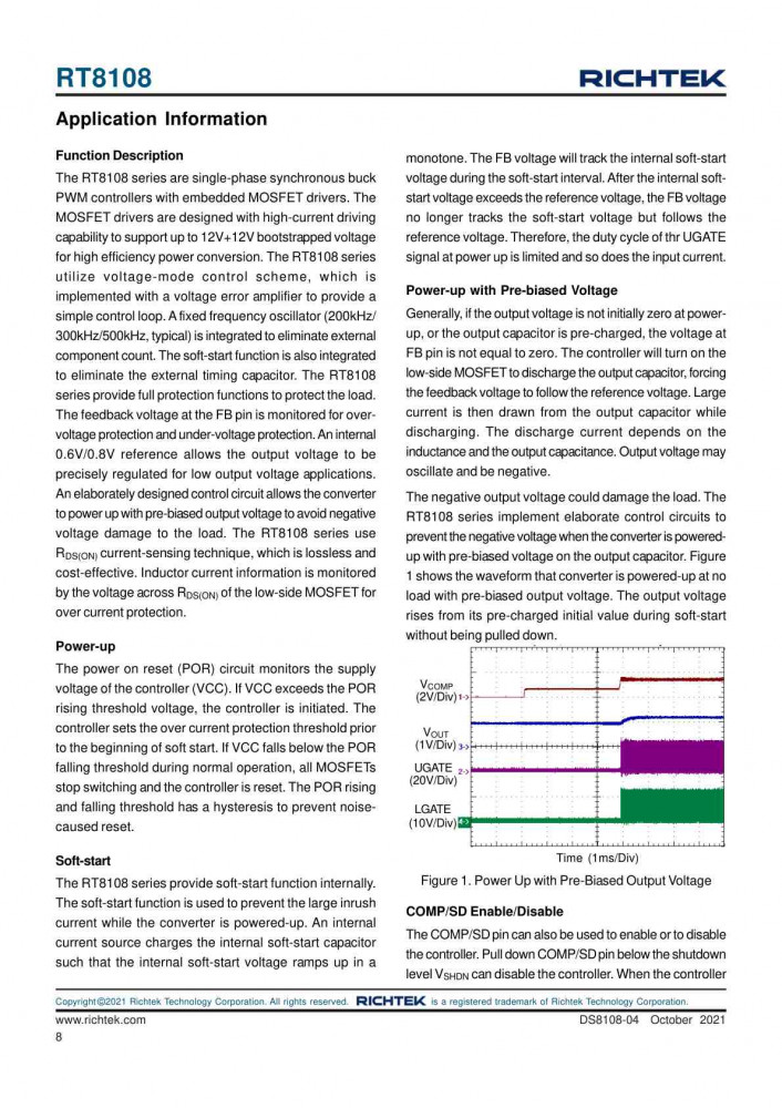 RT8108 datasheet page 8