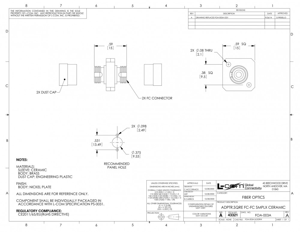 FOA-003A technical document preview