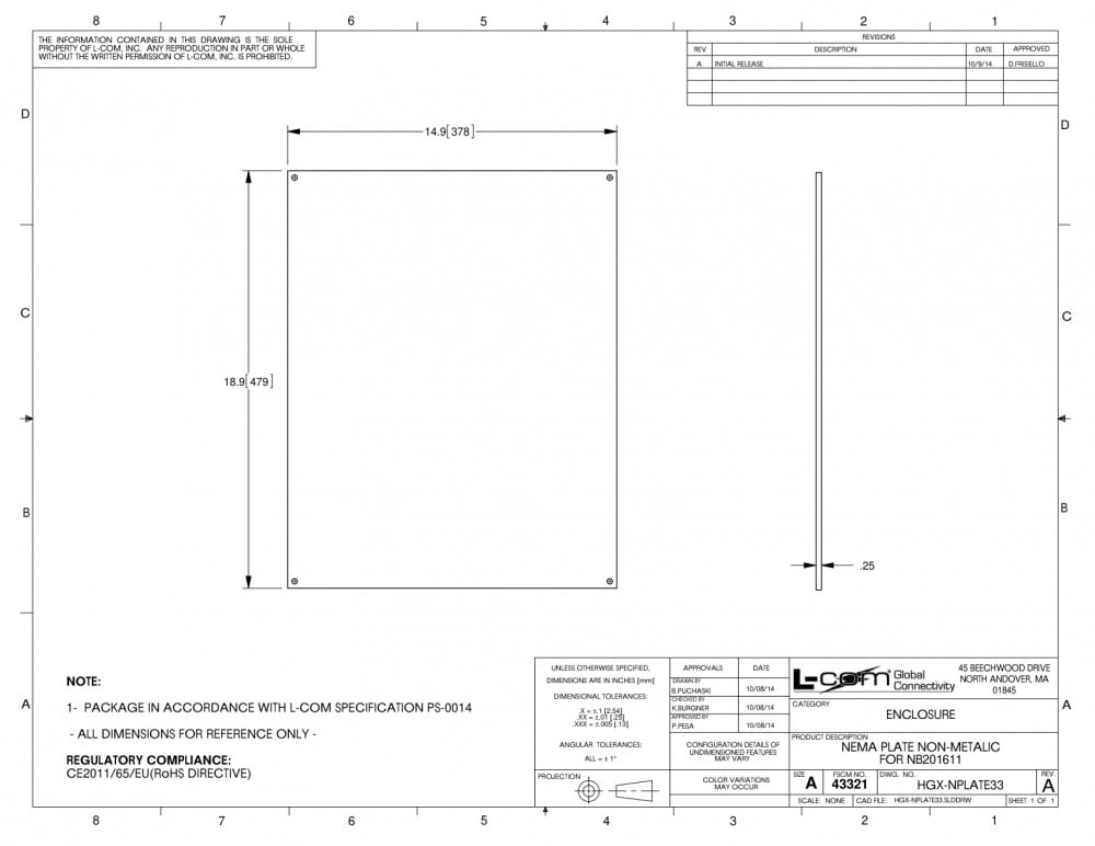 HGX-NPLATE33 technical document page
