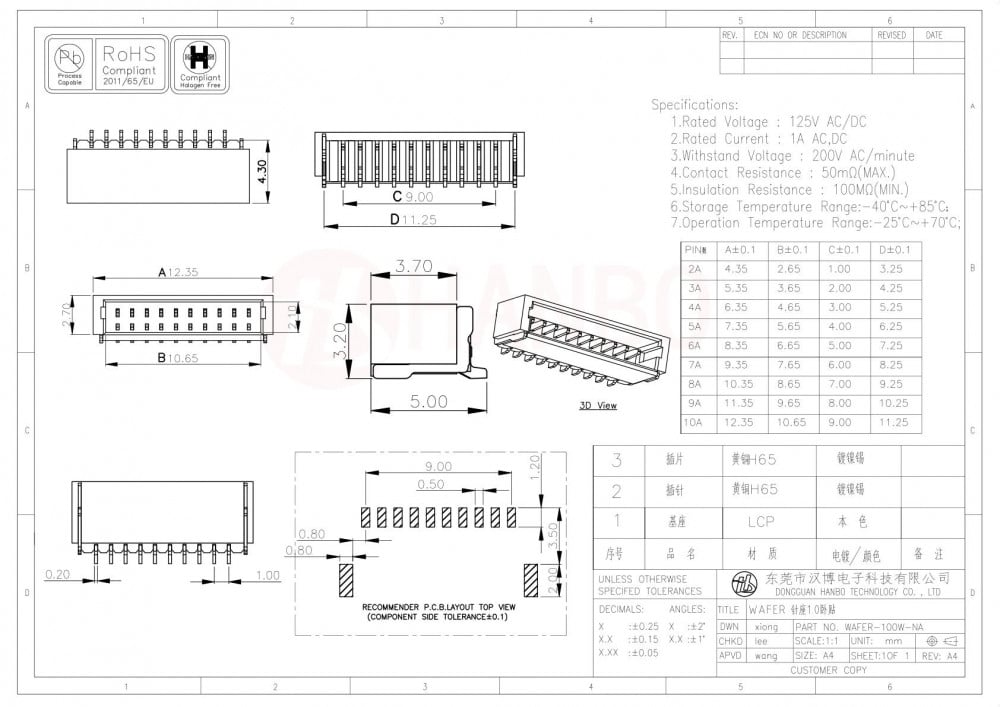 WAFER-SH100JK-7A technical drawing page 3