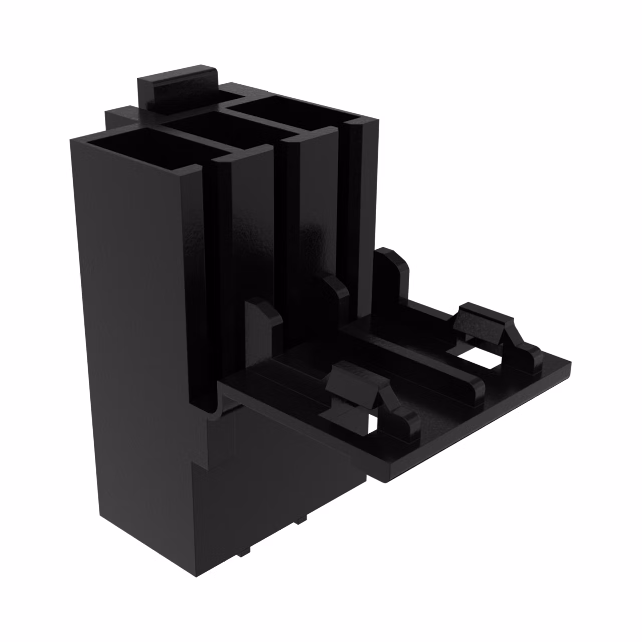 5.00mm Pitch, Rast 5, PA Polyamide 6/6, 3 Circuits, Coding Key 01C, Latch Position 1&2, Black, Glow-Wire Capable for sale