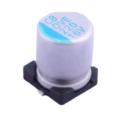 Lelon OVE331M1CTR-1010 Aluminum-Polymer Capacitor