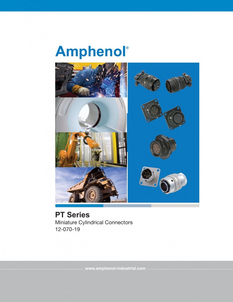 Amphenol PT Series catalog page 1