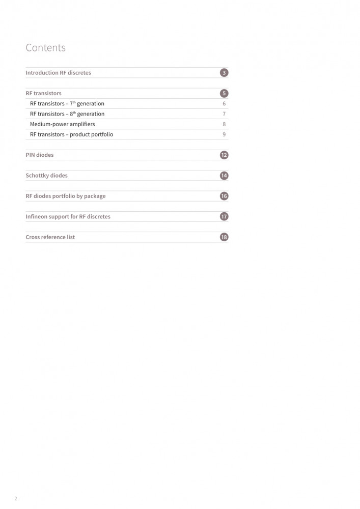 RF transistor document page 2