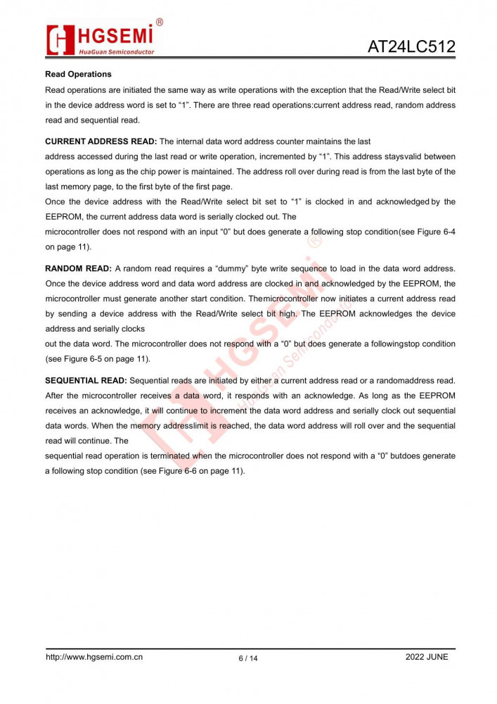 AT24LC512M/TR datasheet page 6