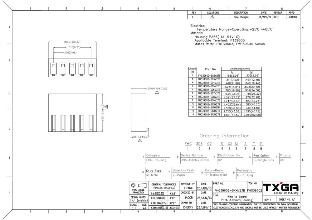 FHG39602-S09M2TB technical document preview