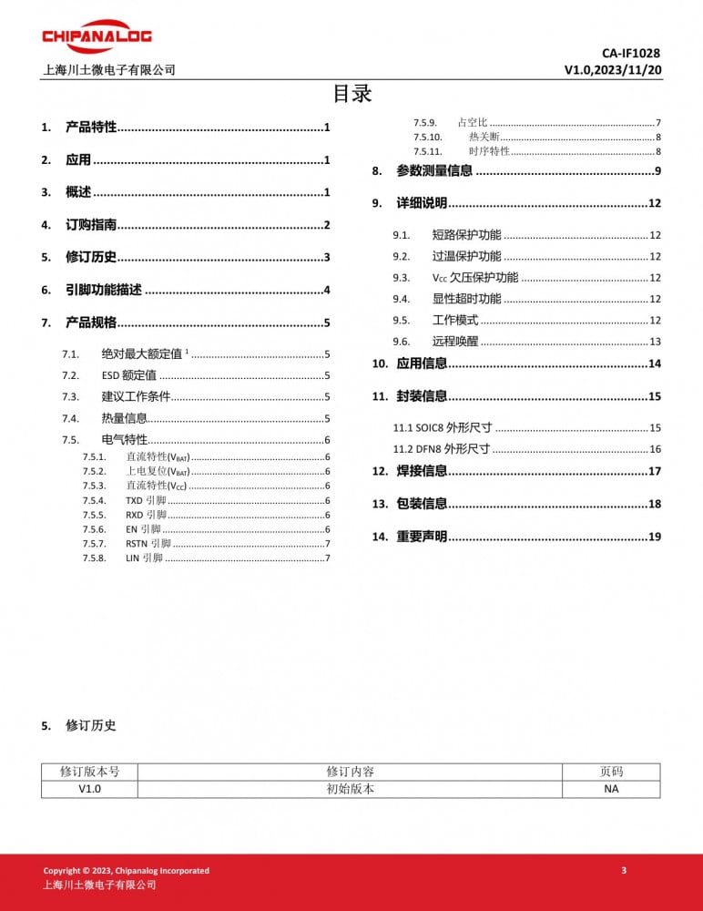 CA-IF10285D-Q1 datasheet page 3