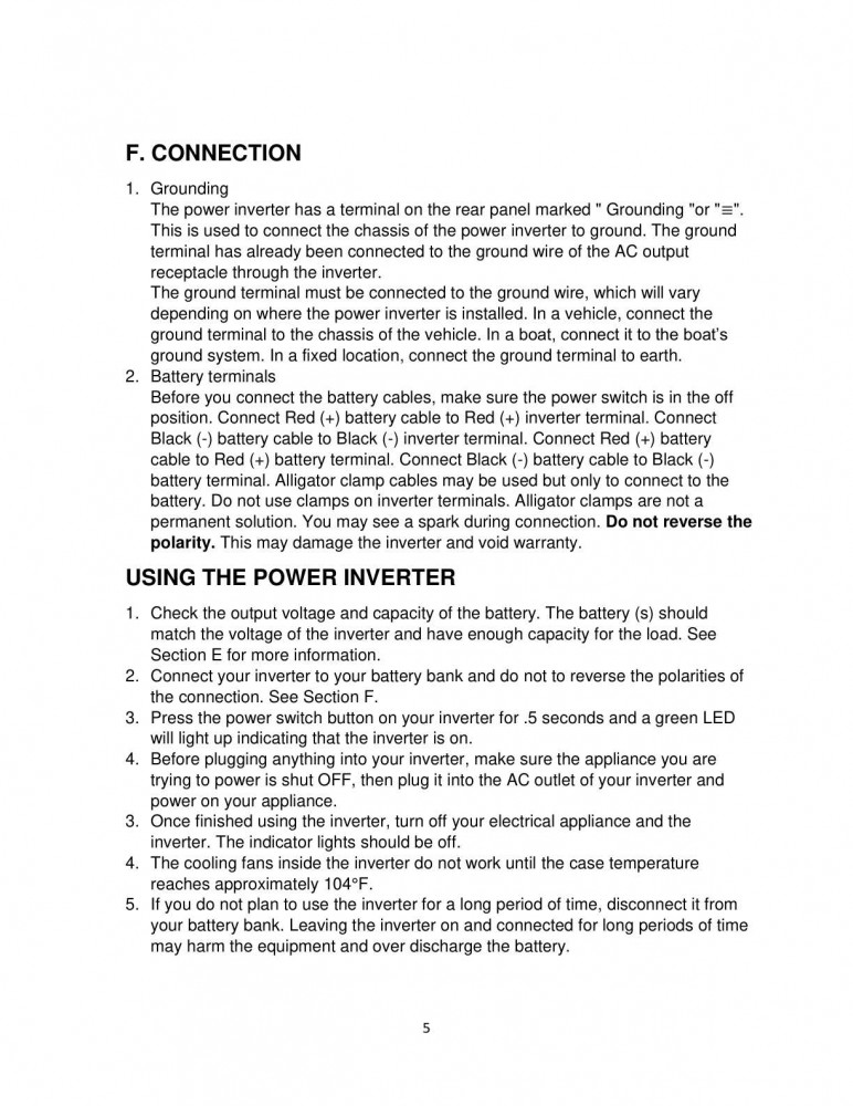 PWRI150048S manual page 5
