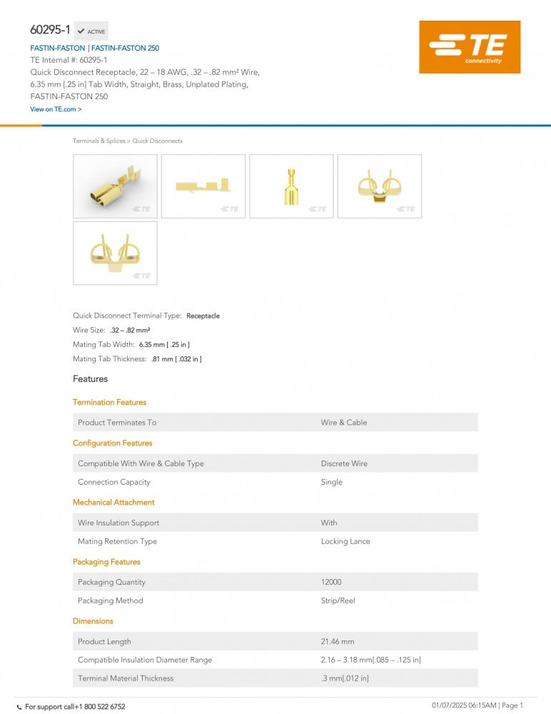 60295-1 technical document page 1
