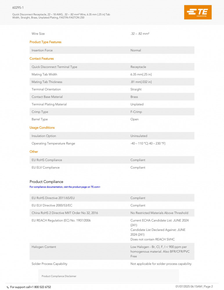 60295-1 technical document page 2
