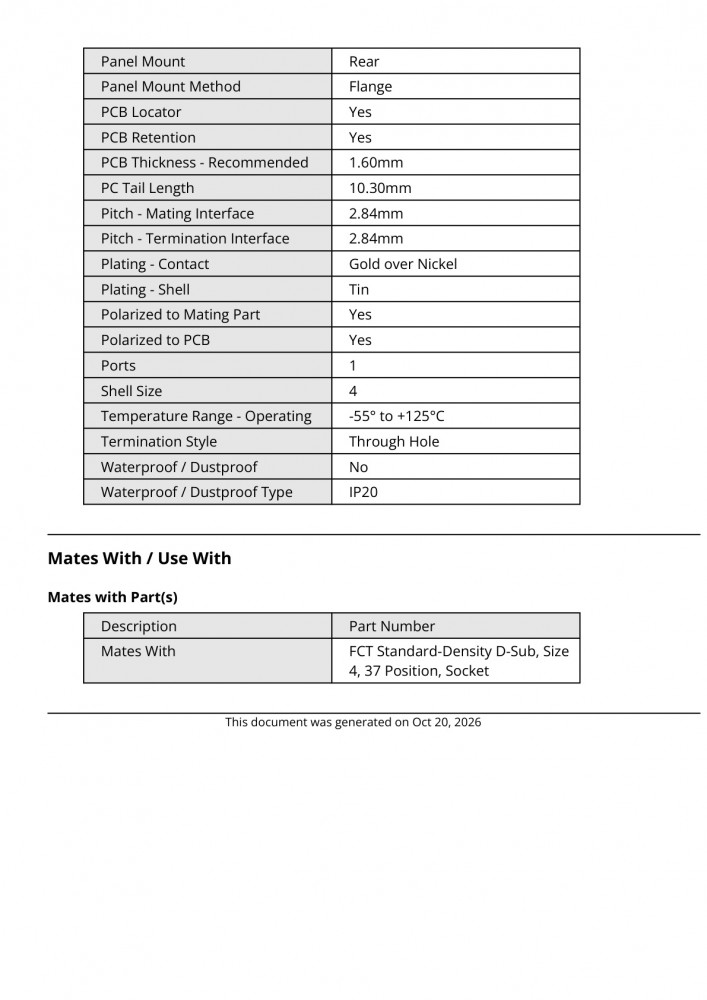 MOLEX 1727040071 technical document page 3