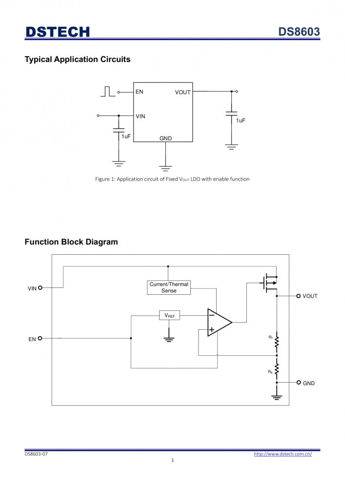 DS8603 datasheet page 3