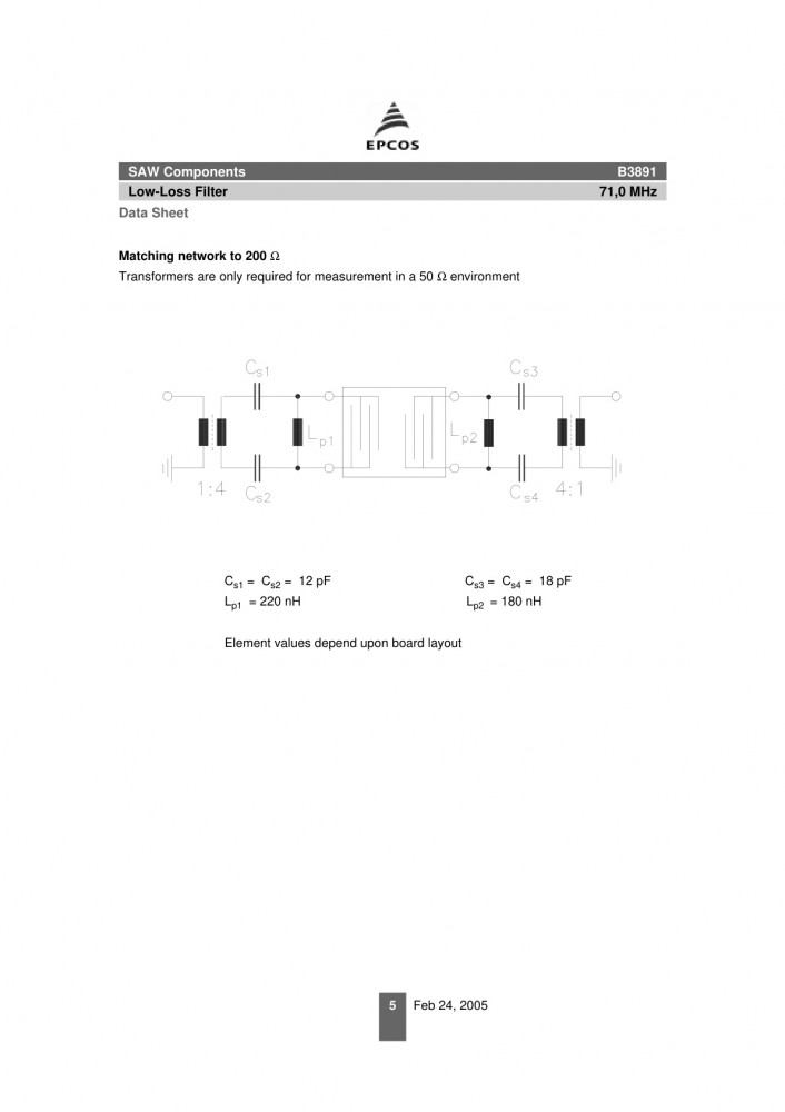 B3891 datasheet page 5