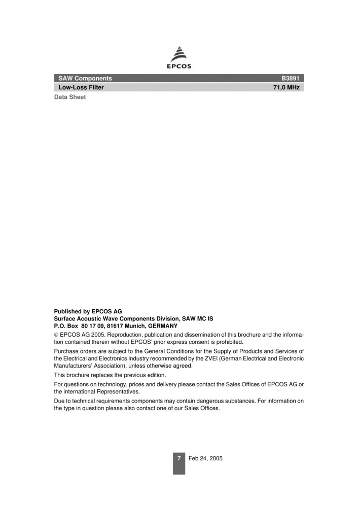 B3891 datasheet page 7