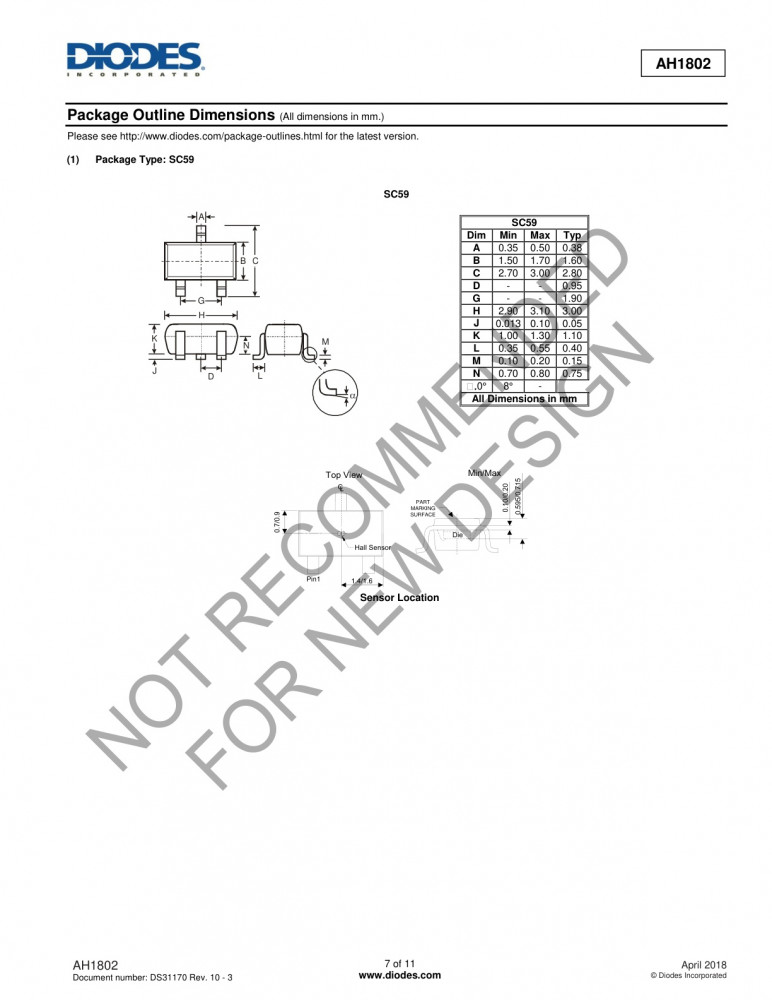 AH1802 datasheet page 7