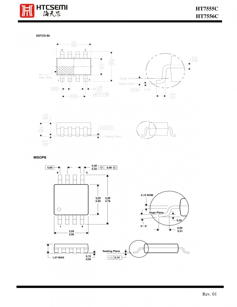 HT7555C datasheet page 8