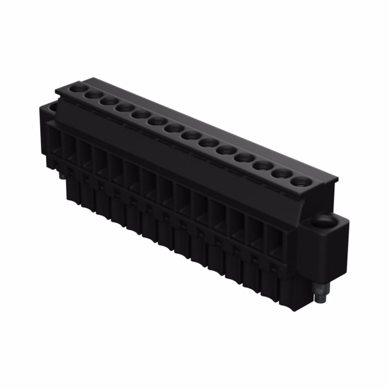 3.50mm Pitch Eurostyle Vertical Plug, with Retention Screws, Rear Wire Entry, 14 Circuits for sale