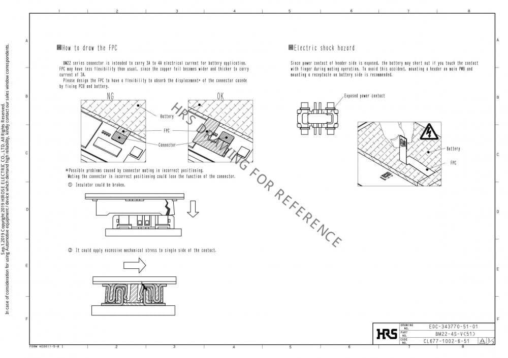 HRS BM22-4S-V(51) technical drawing page 3