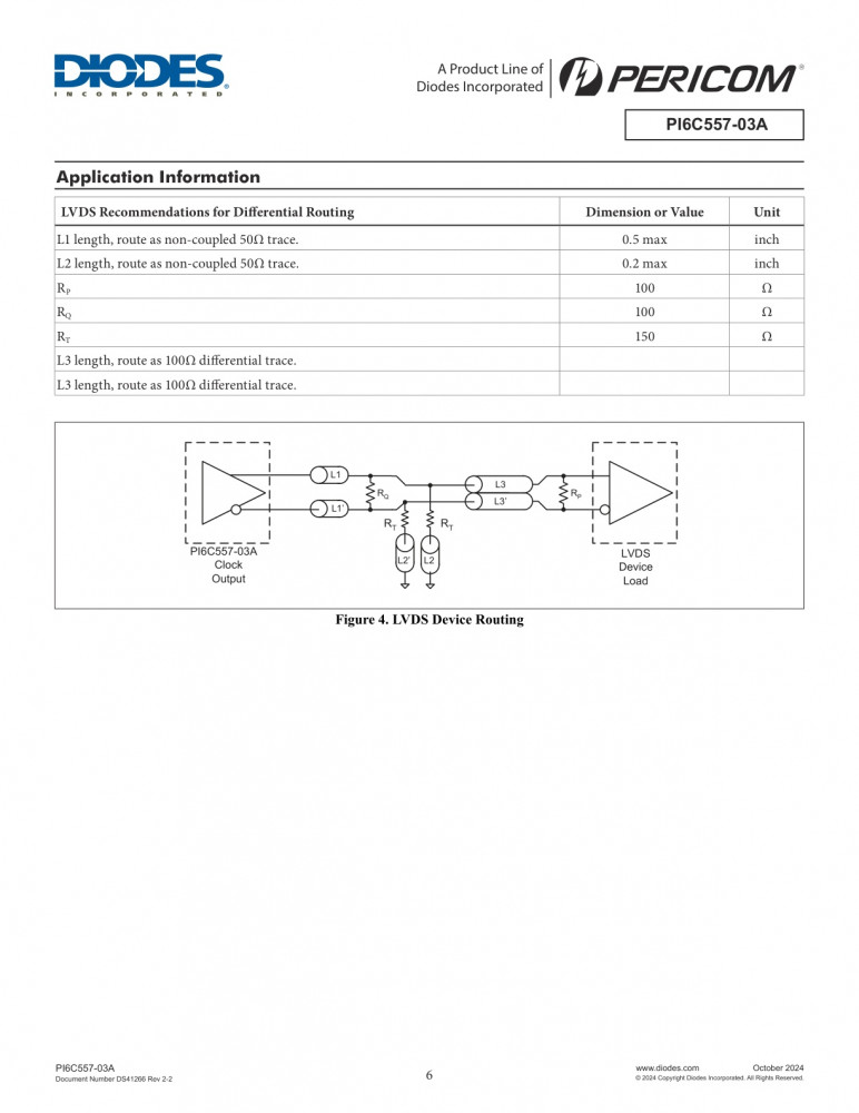 PI6C557-03AQE datasheet page 6