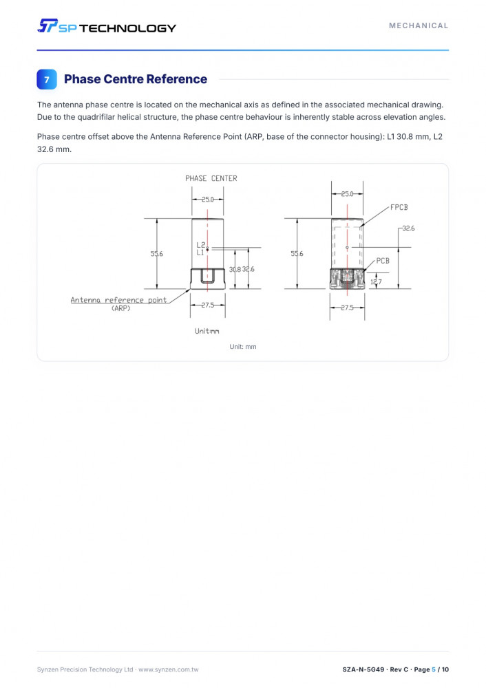 SZA-N-5G49 technical document page 5