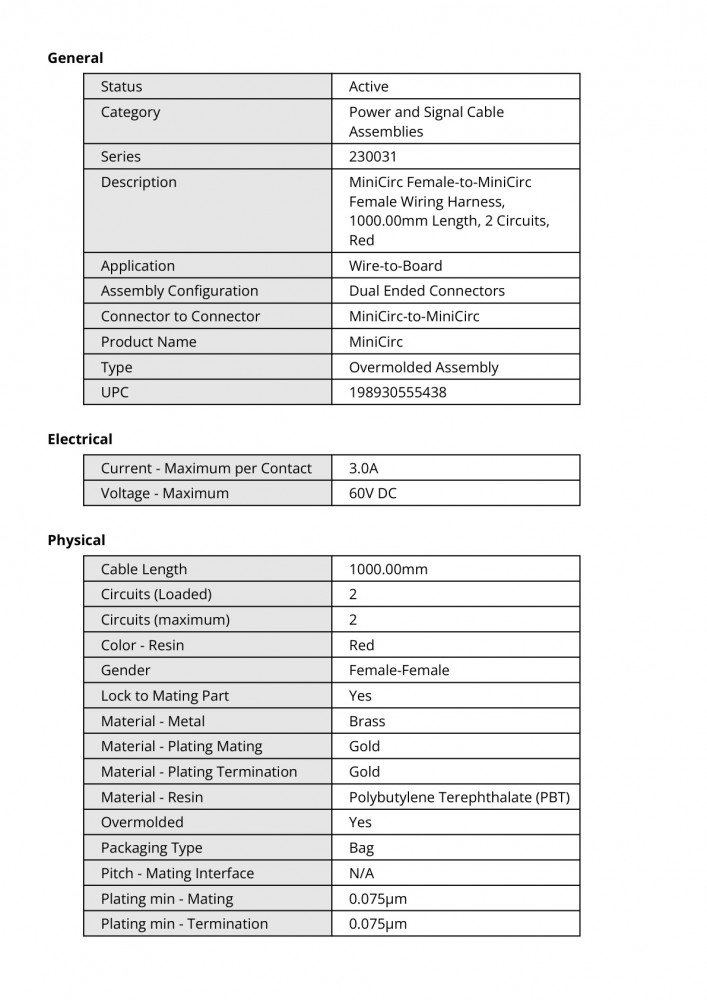 Product document page 2