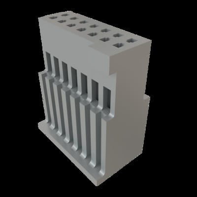 Samtec ISDF-07-D-L Rectangular Connector Housing