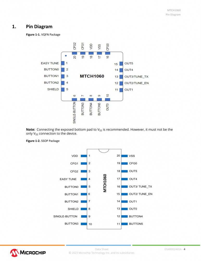 MTCH1060 technical document page 4