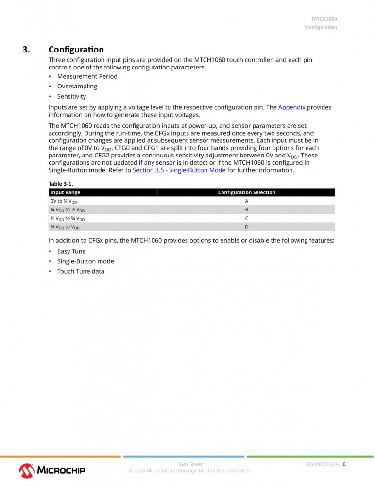 MTCH1060 technical document page 6