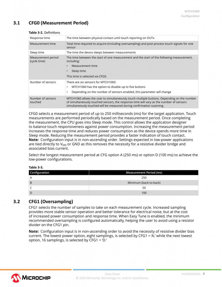 MTCH1060 technical document page 7