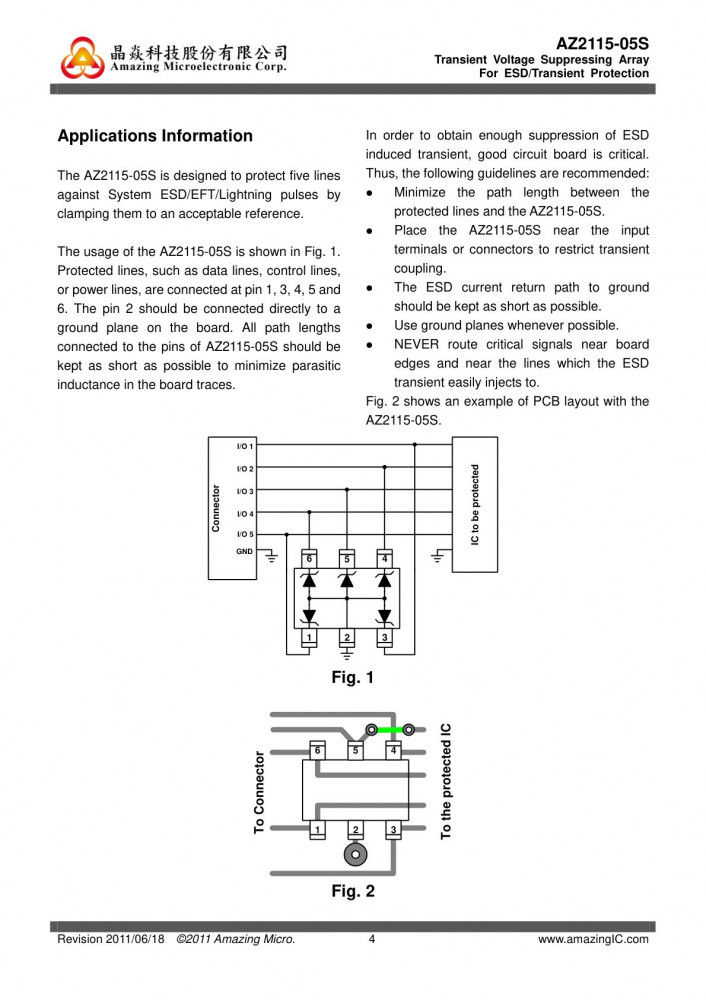 AZ2115-05S datasheet page 4