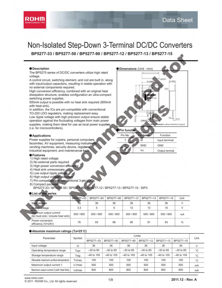 BP5277-13 technical document page 1