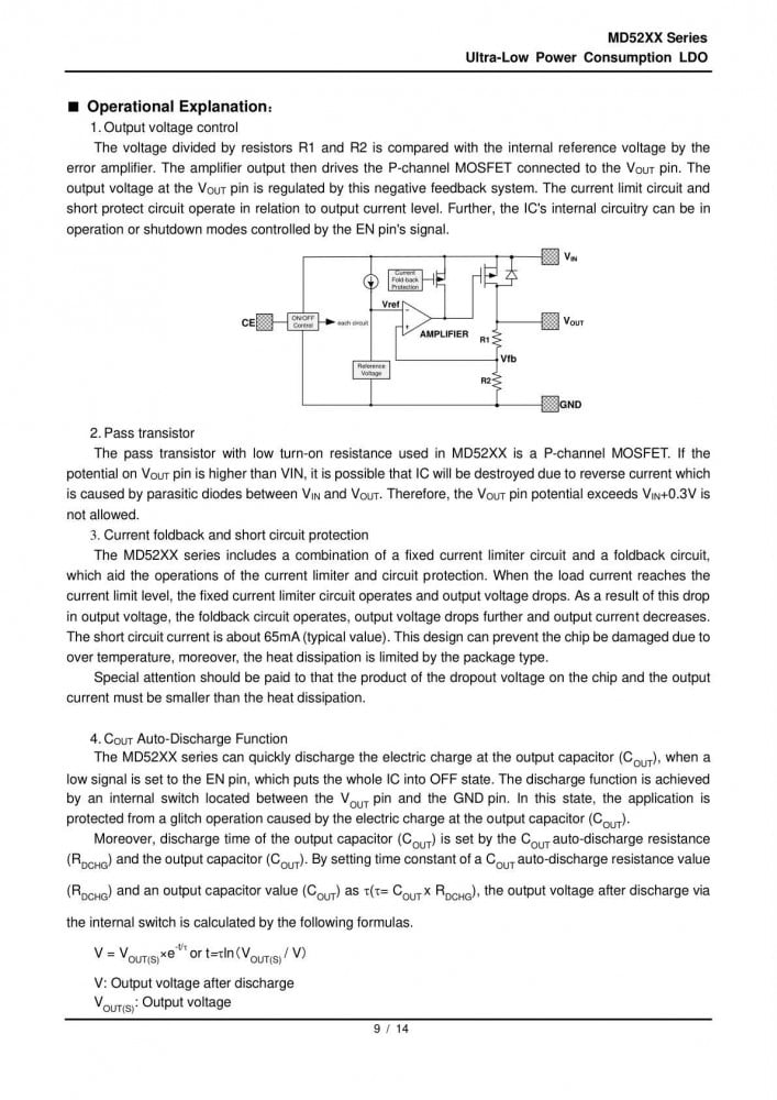 MD52XX datasheet page 9
