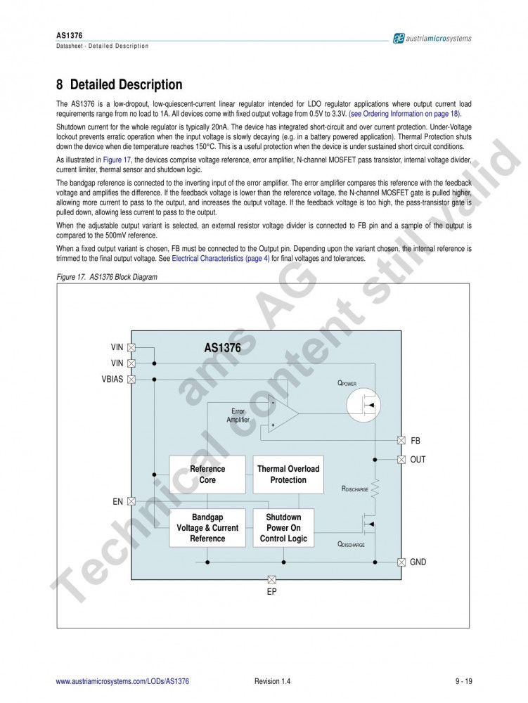 AS1376 datasheet page 10