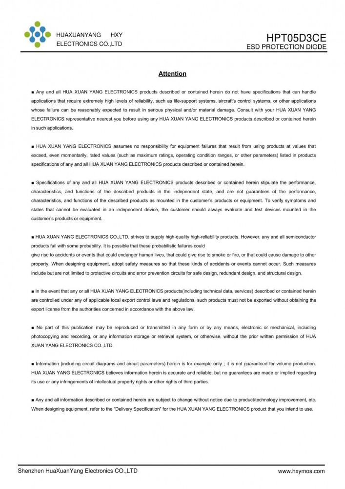 HPT05D3CE product document page 4