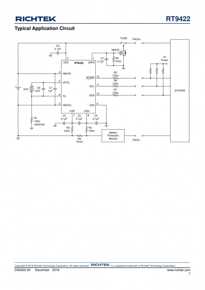 RT9422 technical document page 7