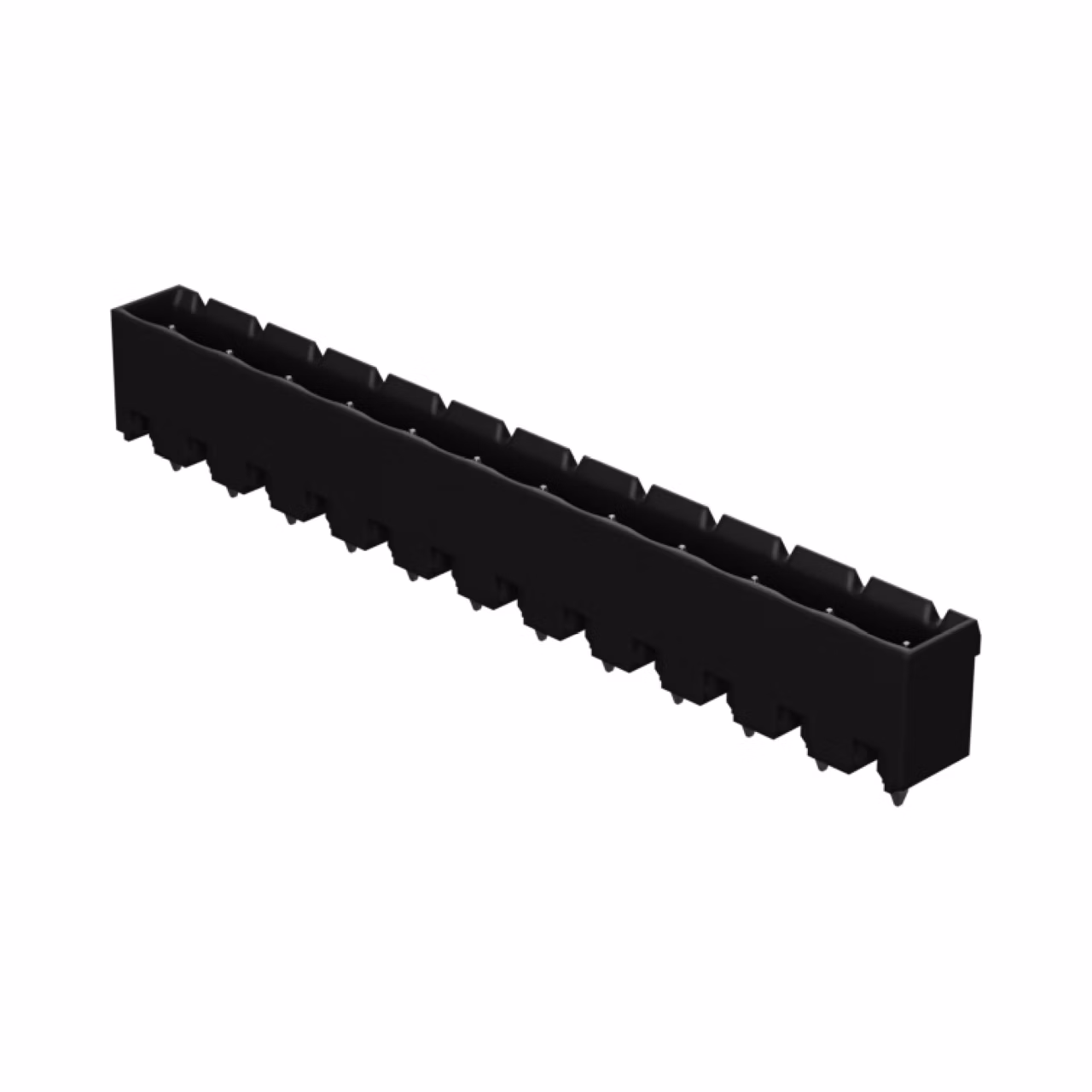 7.50mm Beau Eurostyle Vertical PCB Header, Closed Ends, 12 Circuits for sale