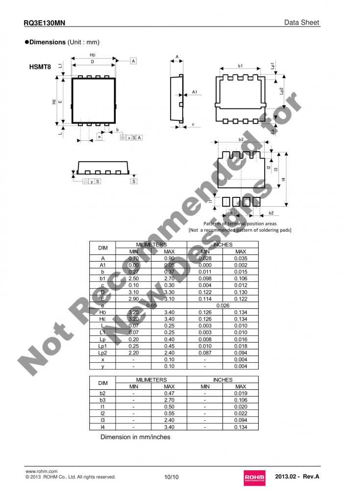 RQ3E130MNTB1 datasheet page 10